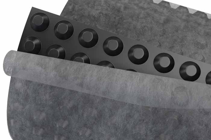 Профилированная мембрана Plastguard с геотекстилем: двойная защита ...